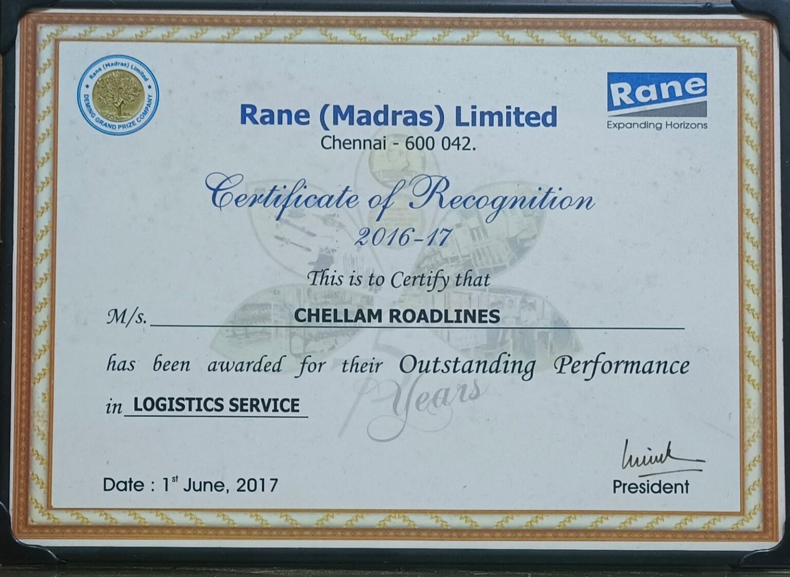 About Us - Chellam logistics